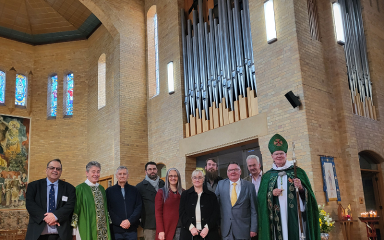 Celebrating the dedication of the St John's organ with Archbishop of ...
